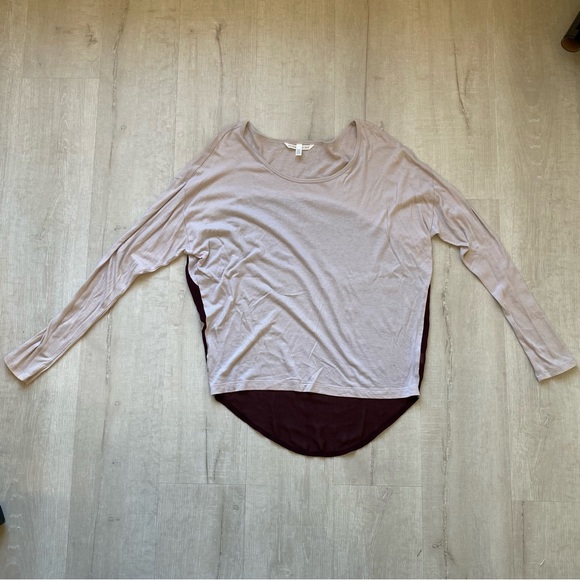 Victoria's Secret | Tops | Victorias Secret Tanburgundy Long Sleeve ...